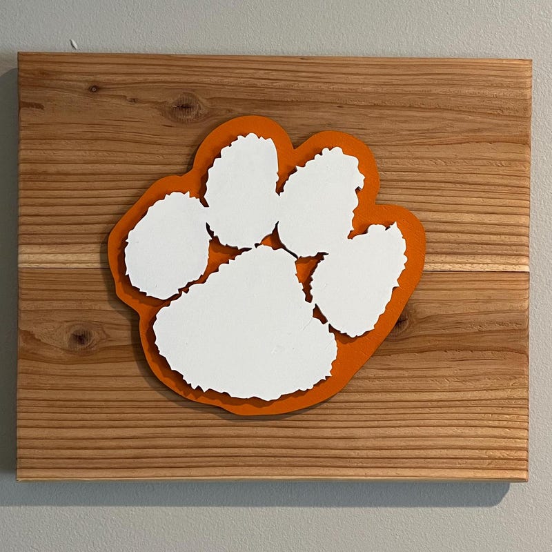 Clemson Sign - Etsy