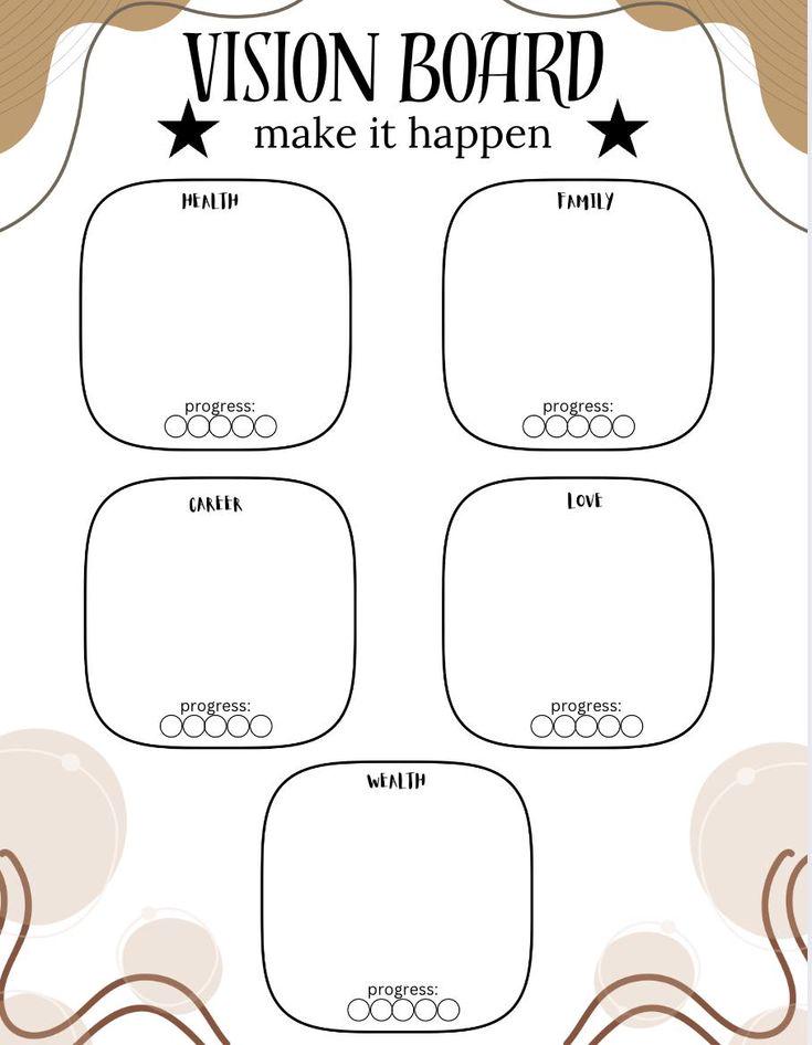 Goal Getter Vision Board Kit - Etsy