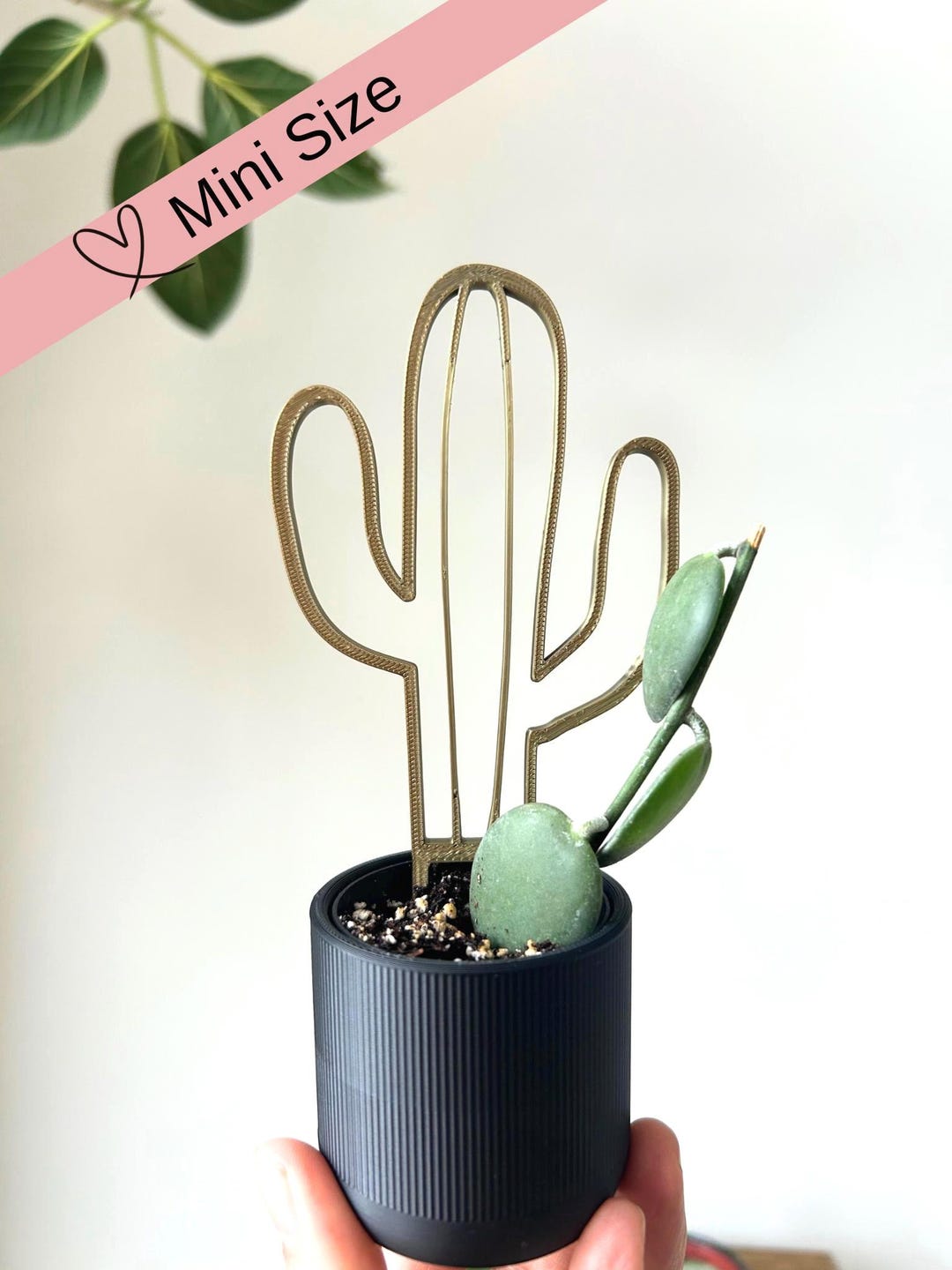 Mini Cactus Plant Stake, Small Trellis for Houseplants, Cute Gift for ...