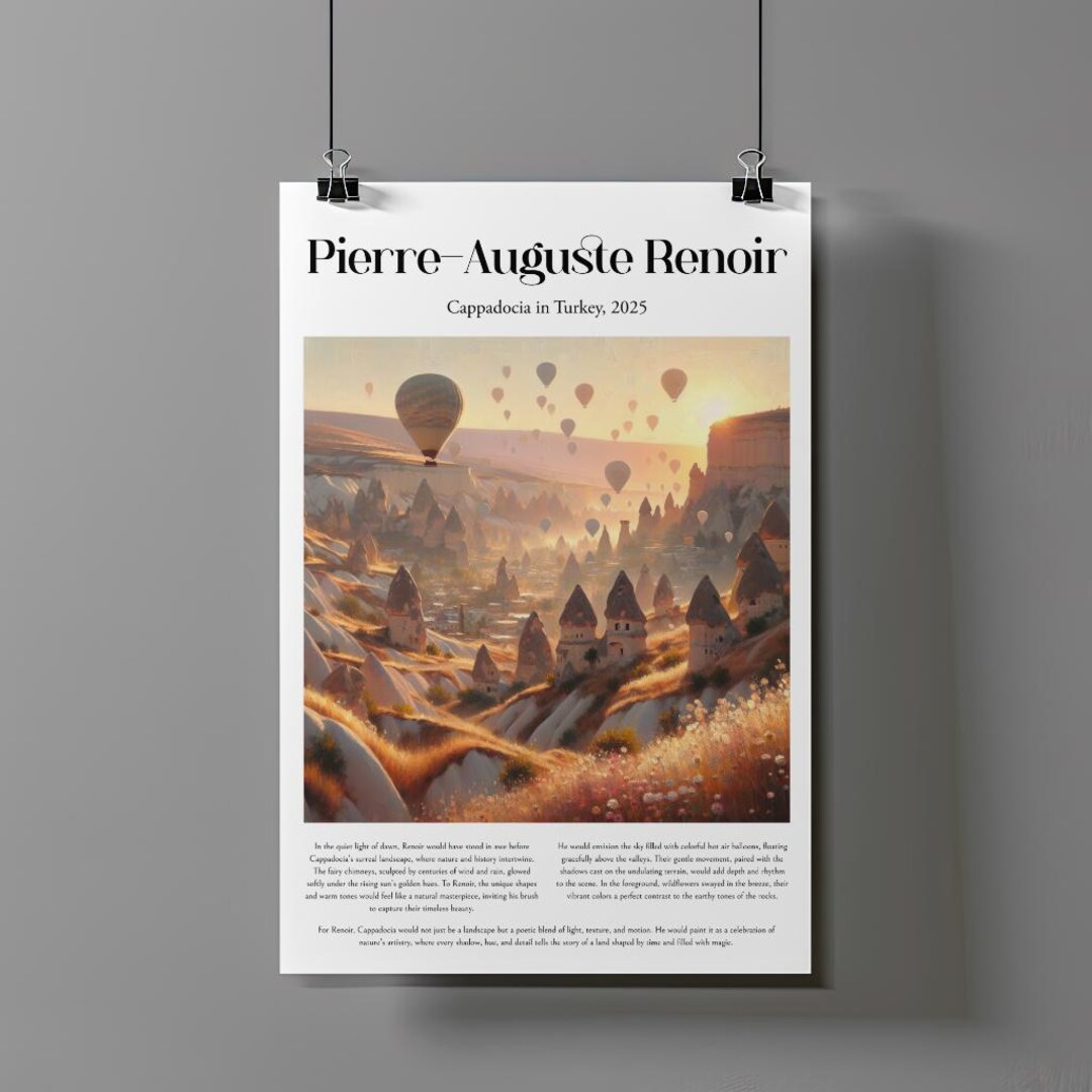 Pierre-auguste Renoir Cappadocia Artwork | Inspired by L'estaque ...