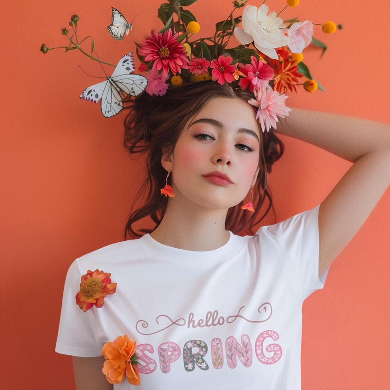 Girly T Shirt - Etsy