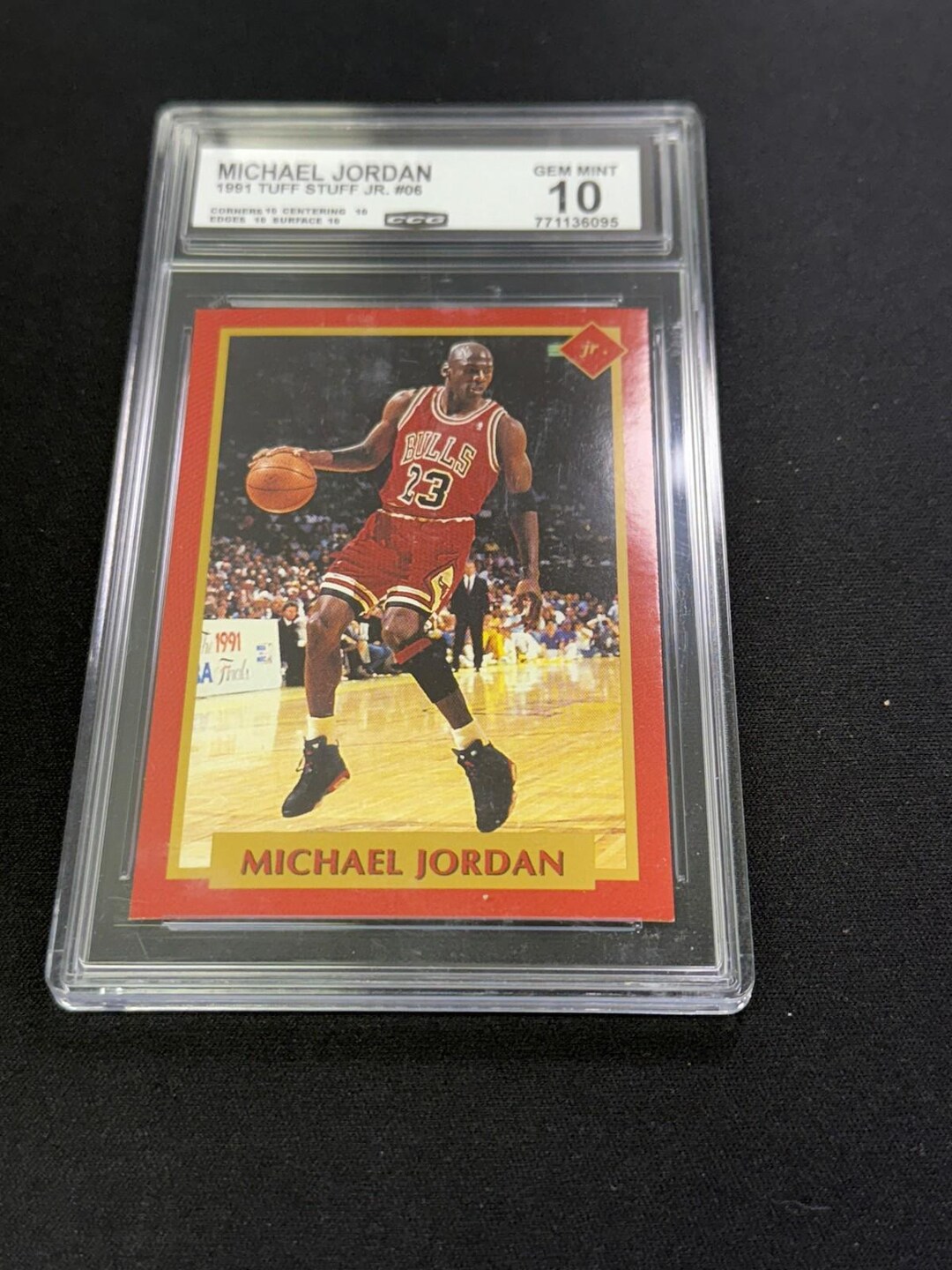 Michael Jordan 1991 Tuff Stuff Jr. CCG 10 Bulls Rookie - Etsy