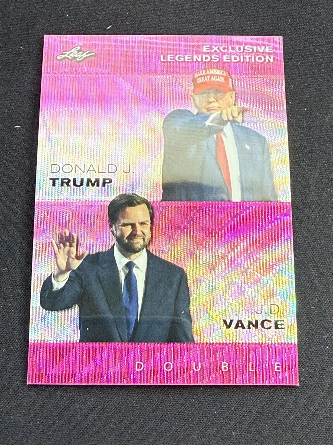Donald J Trump / JD Vance 2024 Leaf Metal Dual Pink /10 RC - Etsy