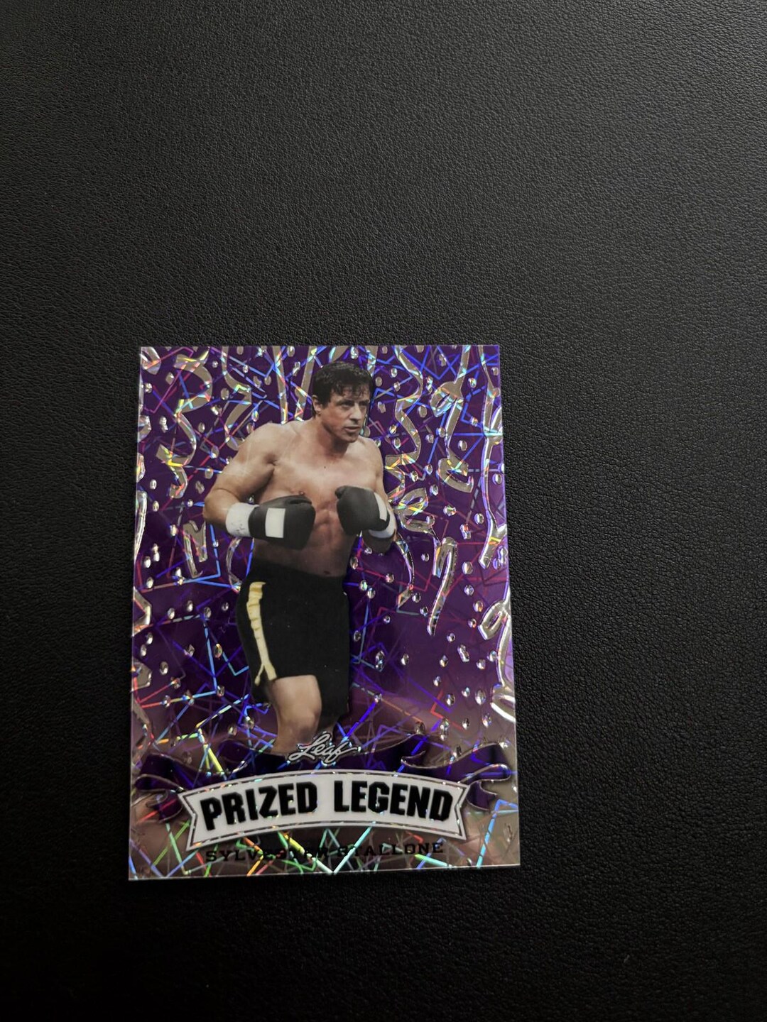 Sylvester Stallone 2023 Leaf Prized Legend PL20 Metal Purple /15 RC - Etsy