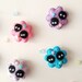 Susuwatari Felt Pins, Colorful Kawaii Magnets, Dust Bunnies Spirited ...