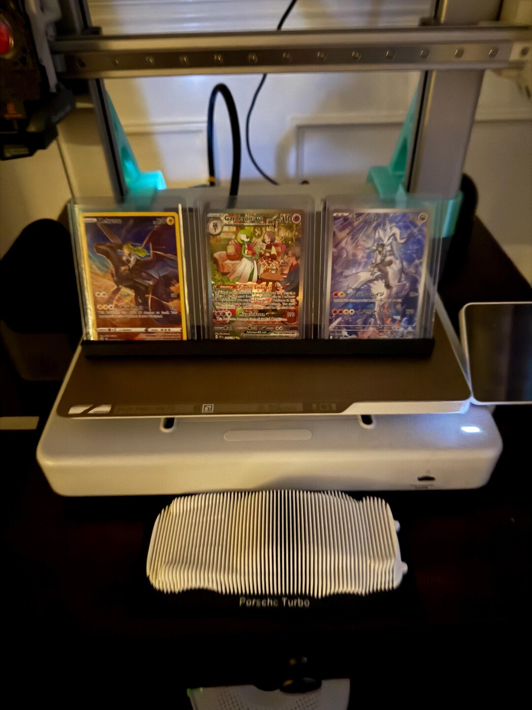 3 Card Toploader Stand - Etsy