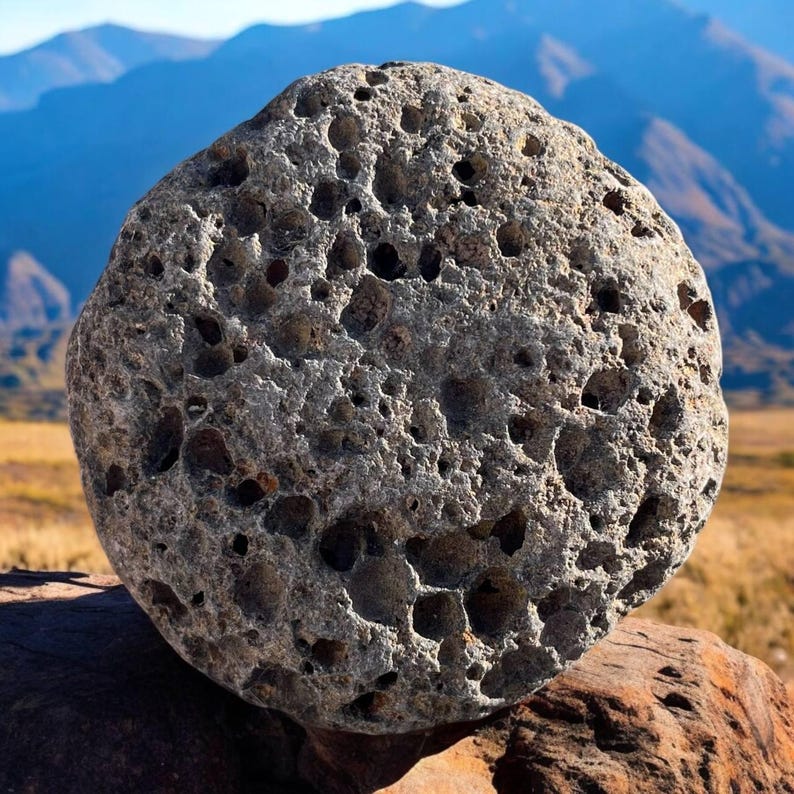 Natural Round Lava Stone From the Island of Madeira - for Terrariums ...