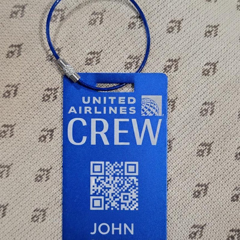 Metal Qr Code Bag Tags - Etsy