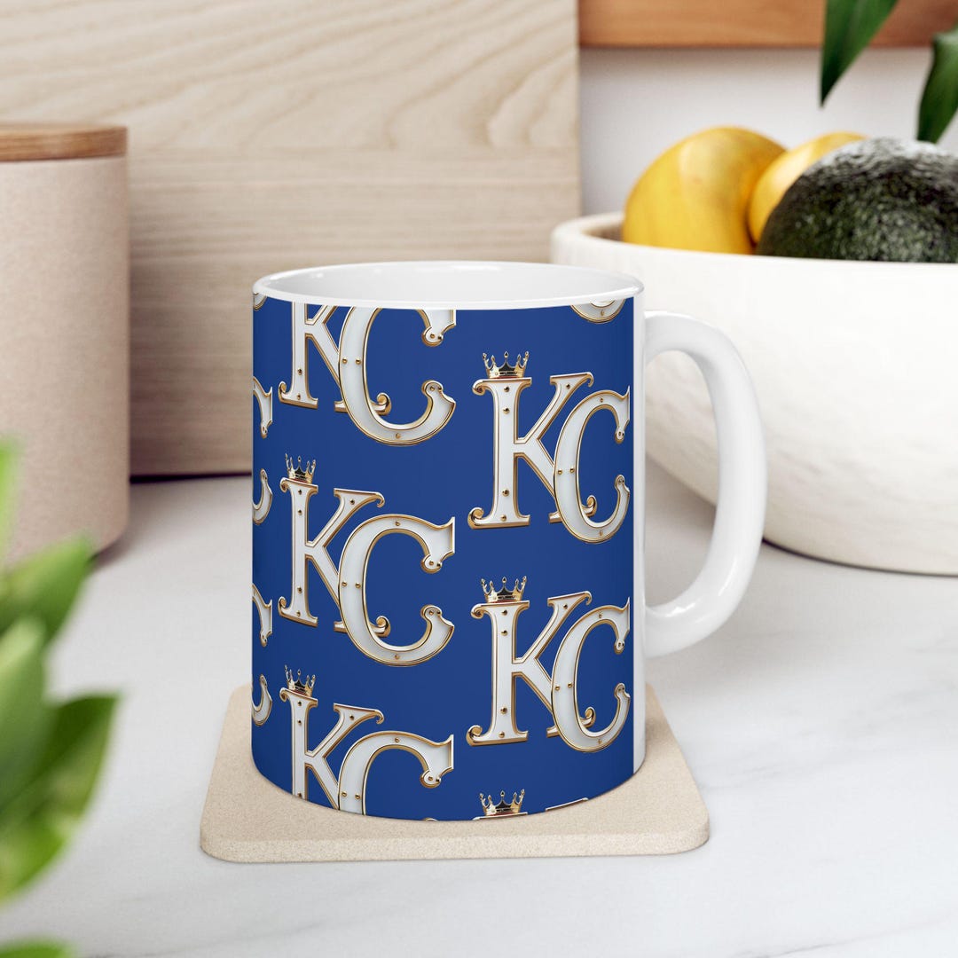 KC Royals Crown Ceramic Mug, Coffee Cup for Sports Fans, Perfect Gift ...