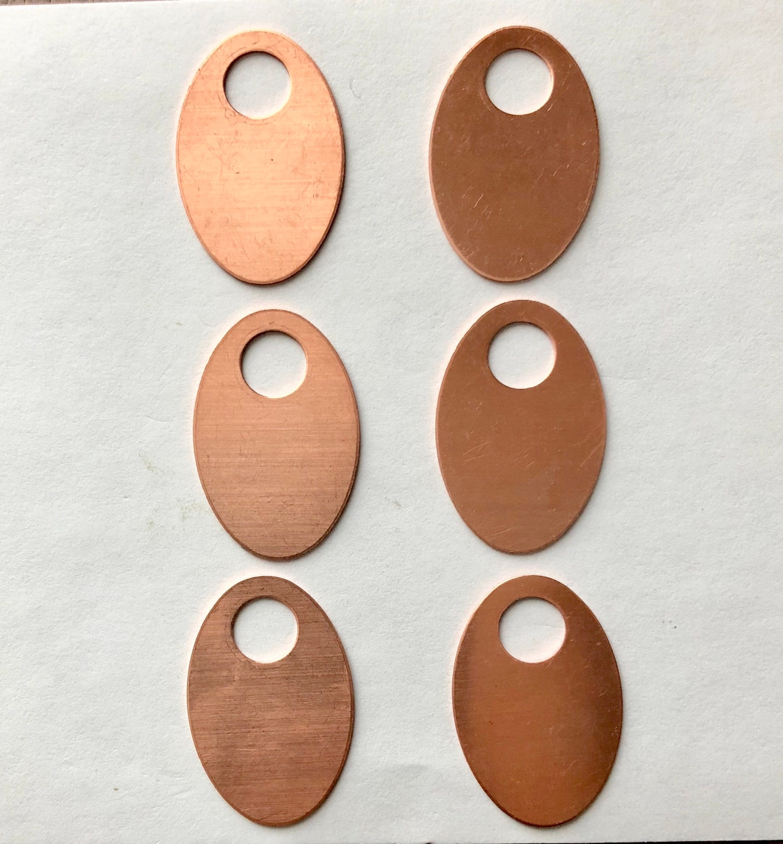 Copper Oval Washer Copper Oval Copper Blank Copper - Etsy