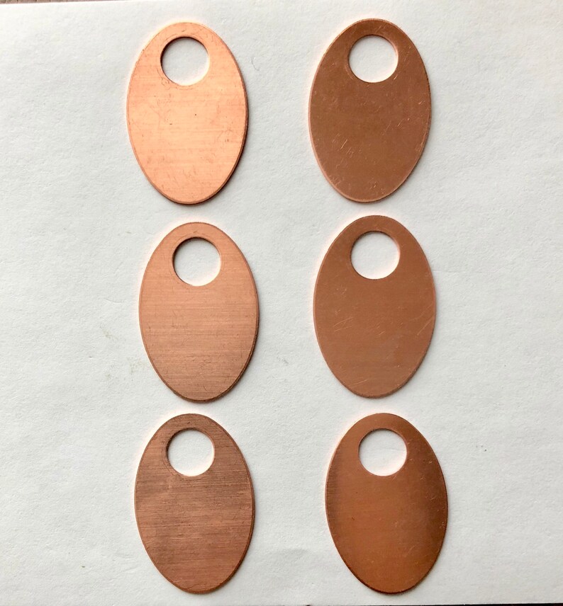 Copper Oval Washer Copper Oval Copper Blank Copper - Etsy