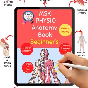Digital- MSK Anatomy Book Beginner's - Etsy