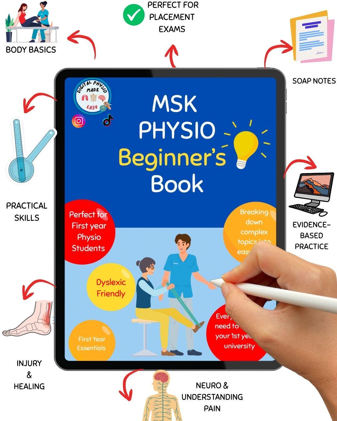 Digital- MSK Physio Beginner's Book - Etsy