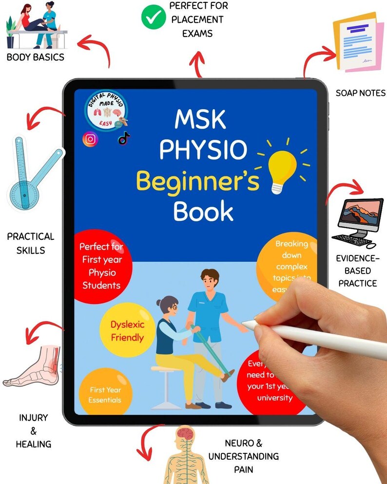 Digital- MSK Physio Beginner's Book - Etsy