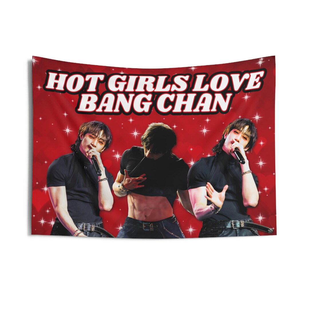 Bang Chan Banner: Stray Kids Kpop Flag, Hot Girls Fanmeeting Merch - Etsy