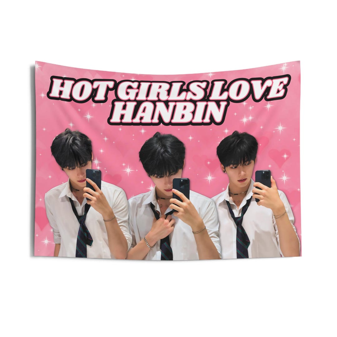 ZB1 Hanbin Tie 'hot Girls' Flag Banner: Zerose Kpop Concert Tour Merch ...