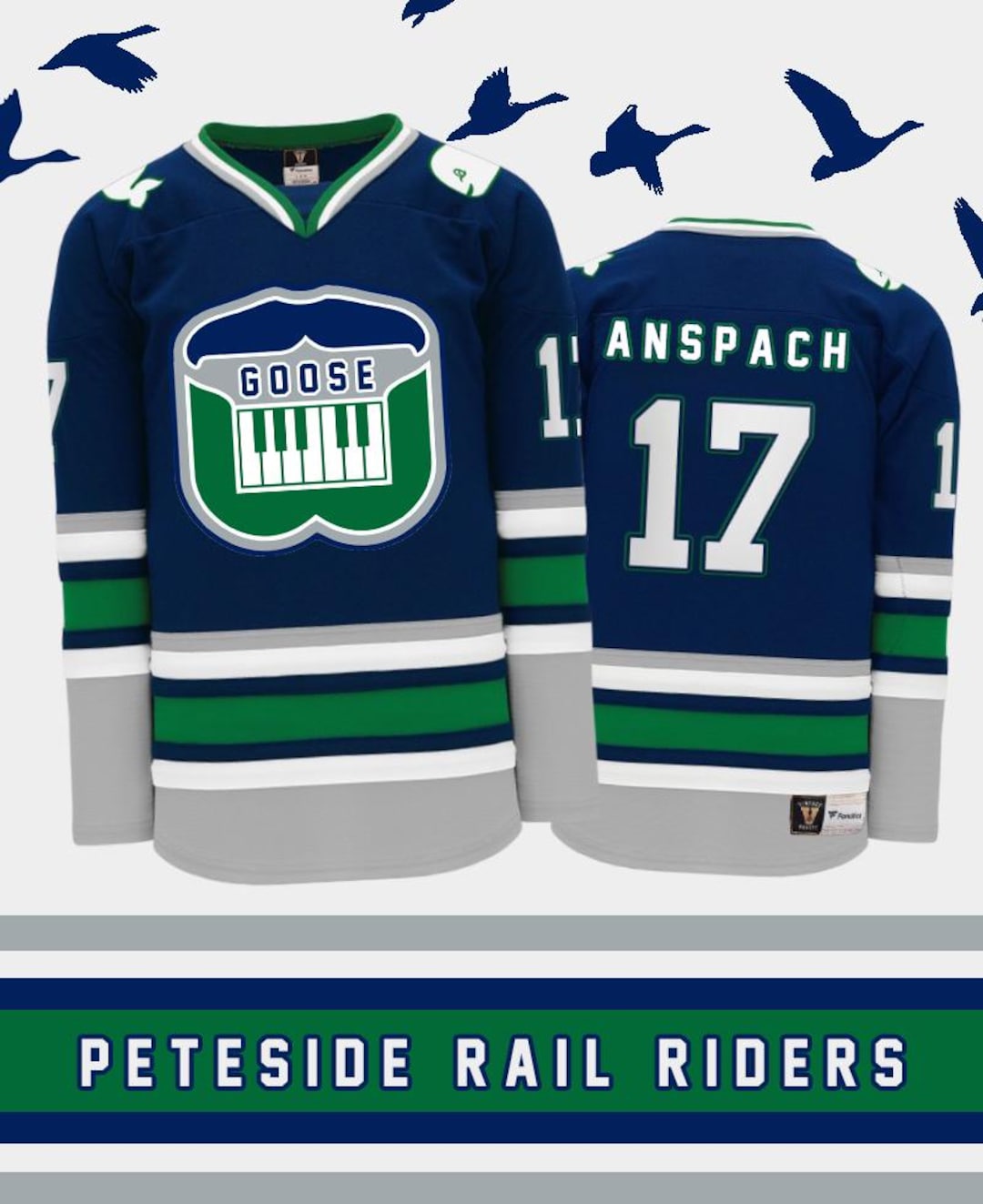 Goose Vintage Whalers X Mustache Super Limited Peter Anspach Jersey ...