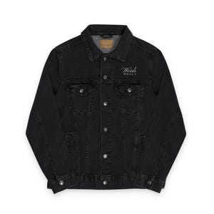 Embroidered Western Denim Jacket for Men and Women, Woah Nelly Trendy ...