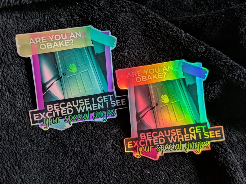 Obake Sticker | 6-finger Pickup Line | Phasmophobia-inspired - Etsy