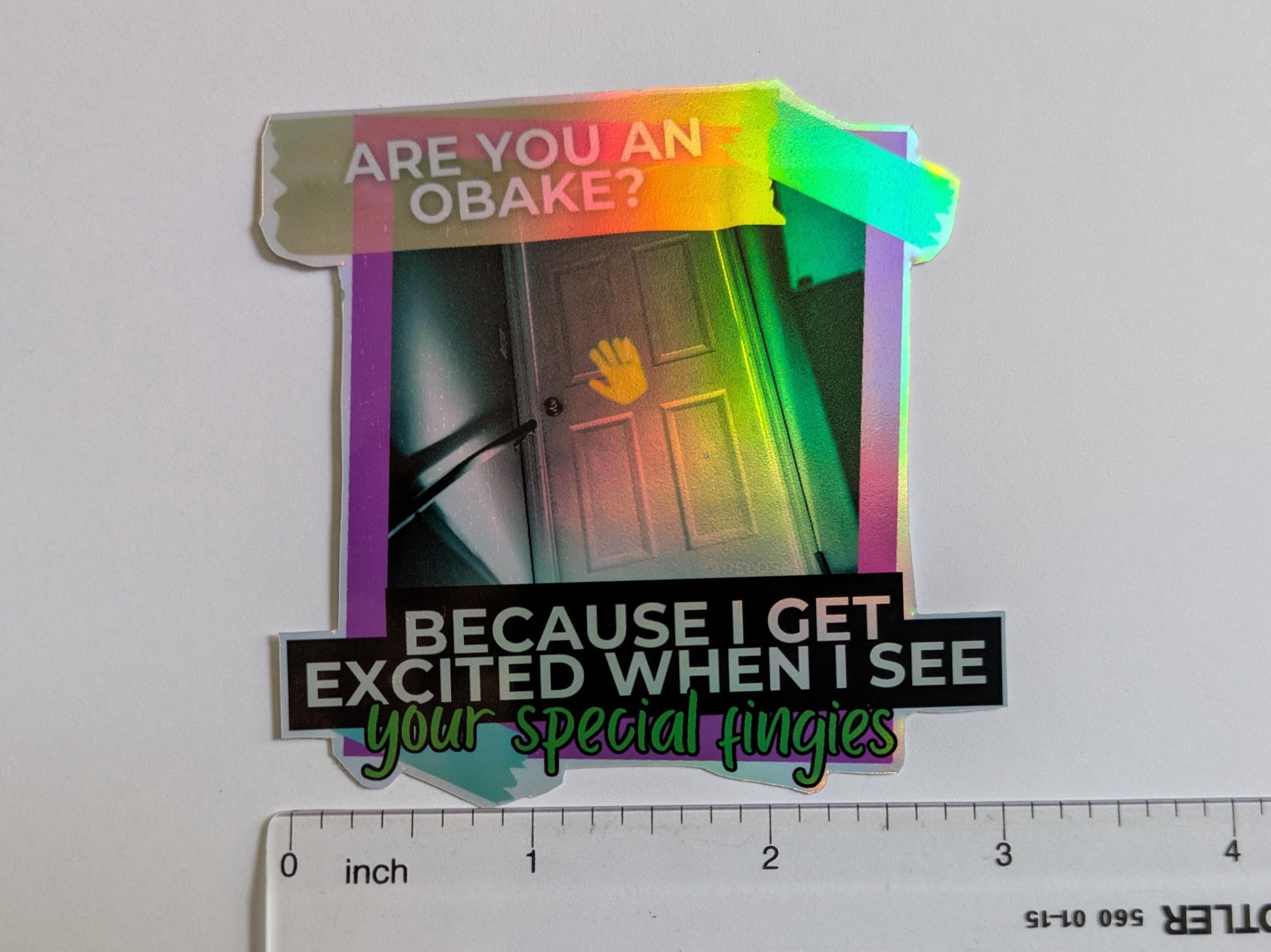 Obake Sticker | 6-finger Pickup Line | Phasmophobia-inspired - Etsy