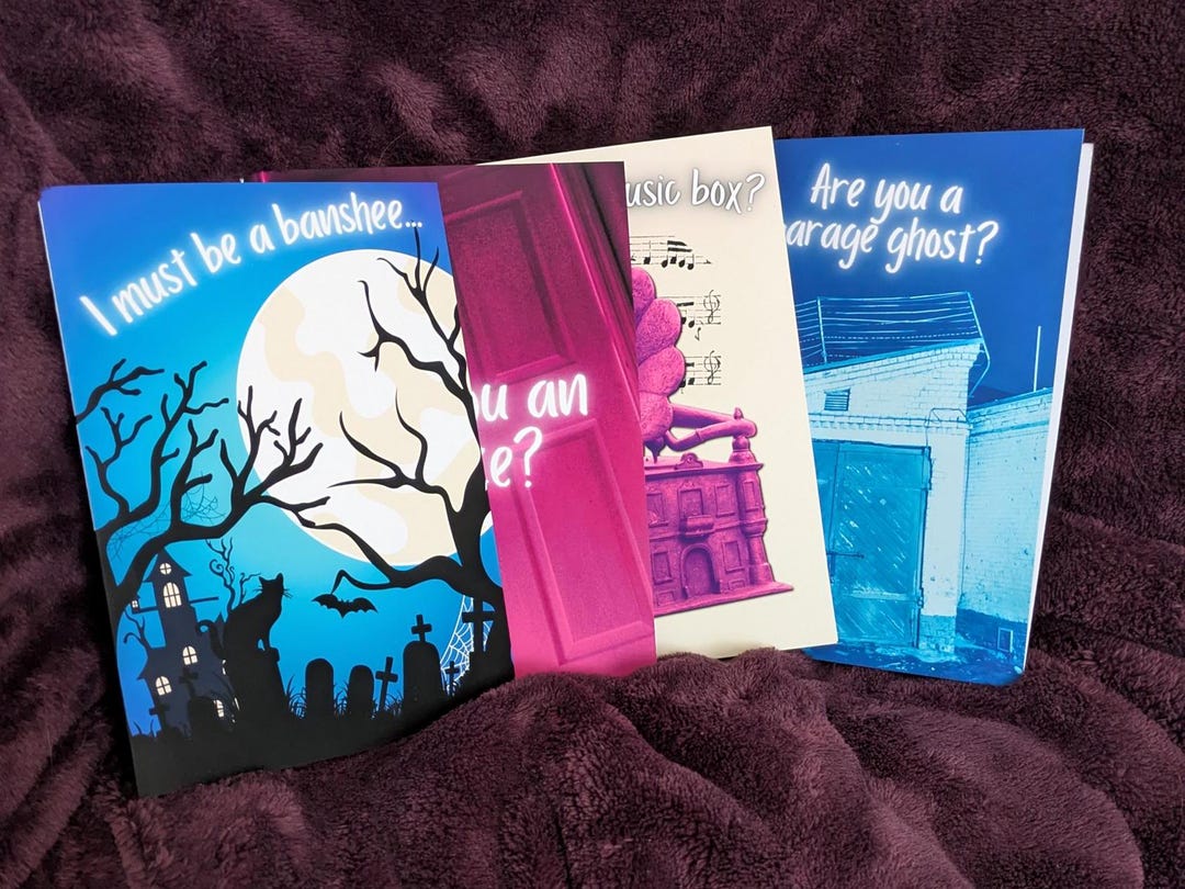 Funny Ghost Pickup Line Greeting Cards | Phasmophobia-inspired - Etsy