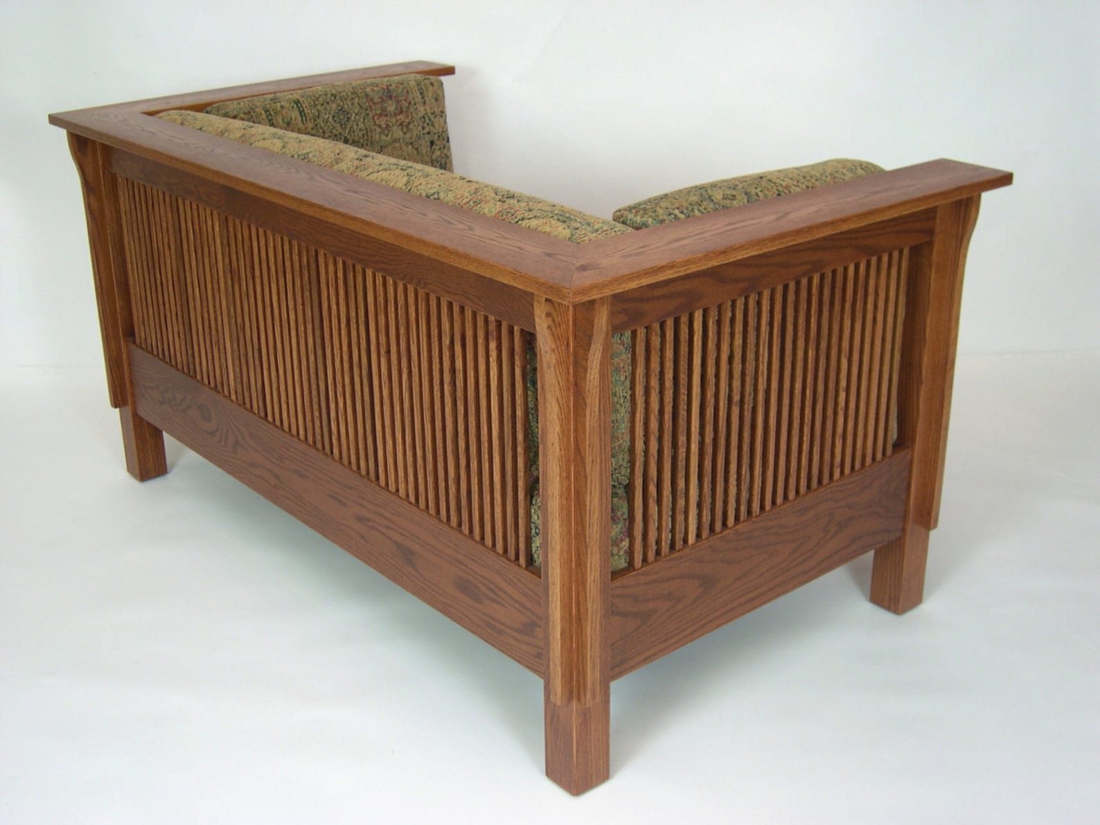 Mission Arts & Crafts Stickley Style Prairie Spindle Settle Loveseat - Etsy