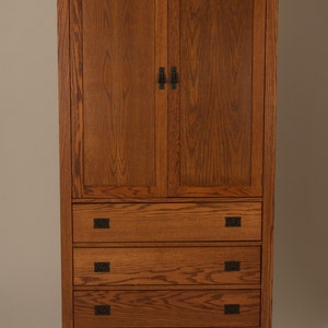 Mission Arts & Crafts Stickley Style Wardrobe Armoire - Etsy