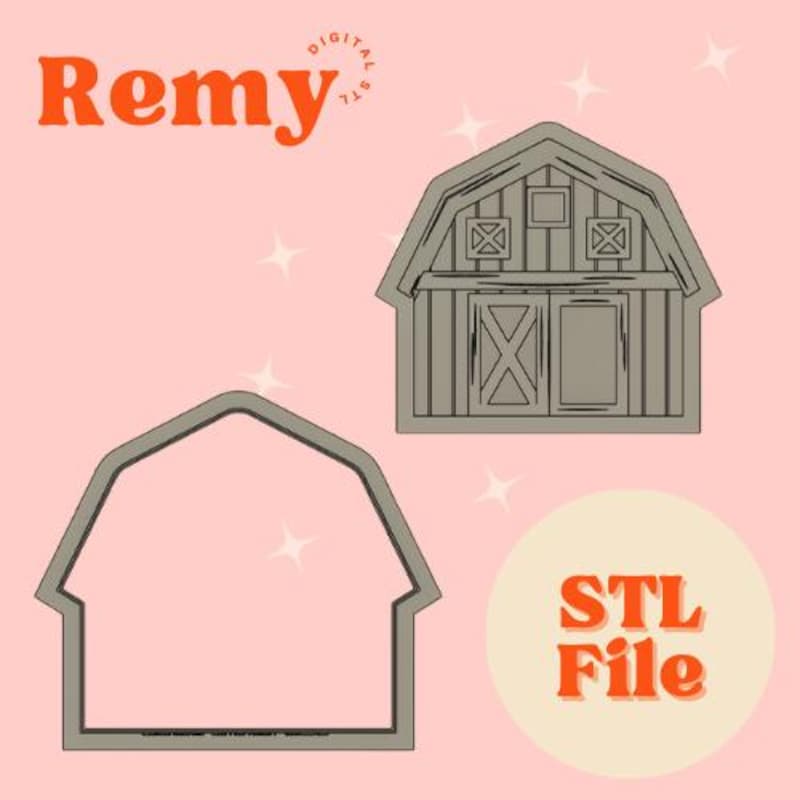 Barn House Stl - Etsy UK