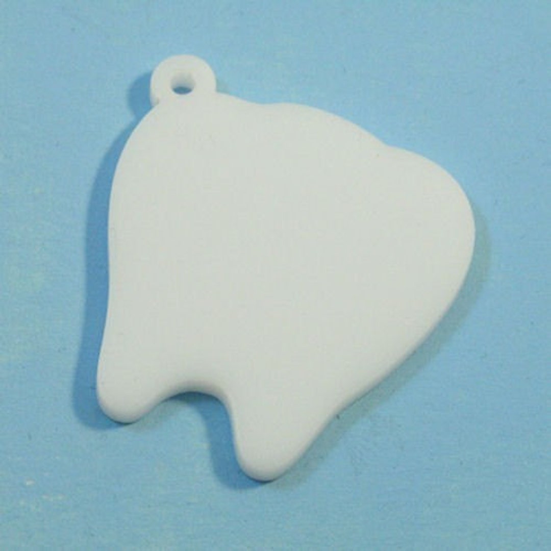Large Tooth Pendant X 2 - Laser Cut Acrylic - Choice of Colours ...