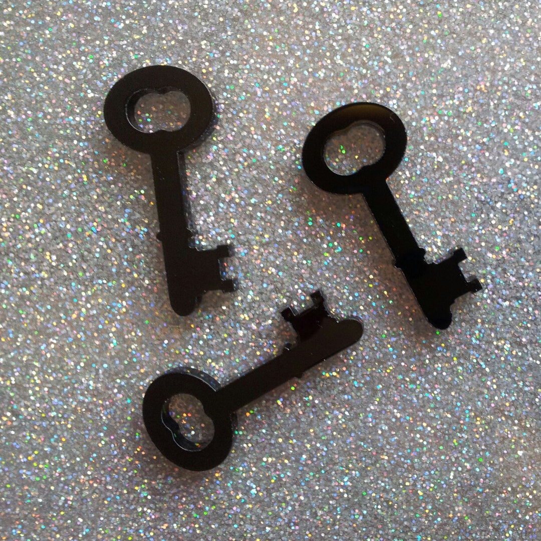 3 X Laser Cut Acrylic Key Pendants - Etsy