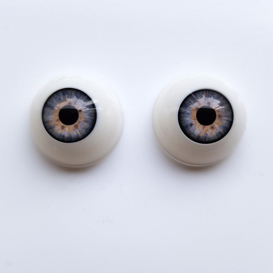 Reborn Doll Eyes Life-size Adult 24mm / 0.94 Inches 1 Pair Blue / Grey ...