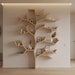 Wood Tree Bookcase, Handmade Wooden Bookshelf, Decorative Wall Book ...