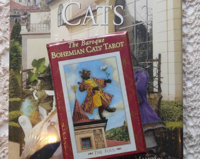 Bohemian Baroque Cats Tarot Deck Set - Etsy