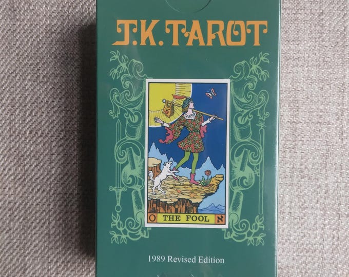 Rare HTF Jupiter King J.K 1989 Revised Tarot Deck - Etsy