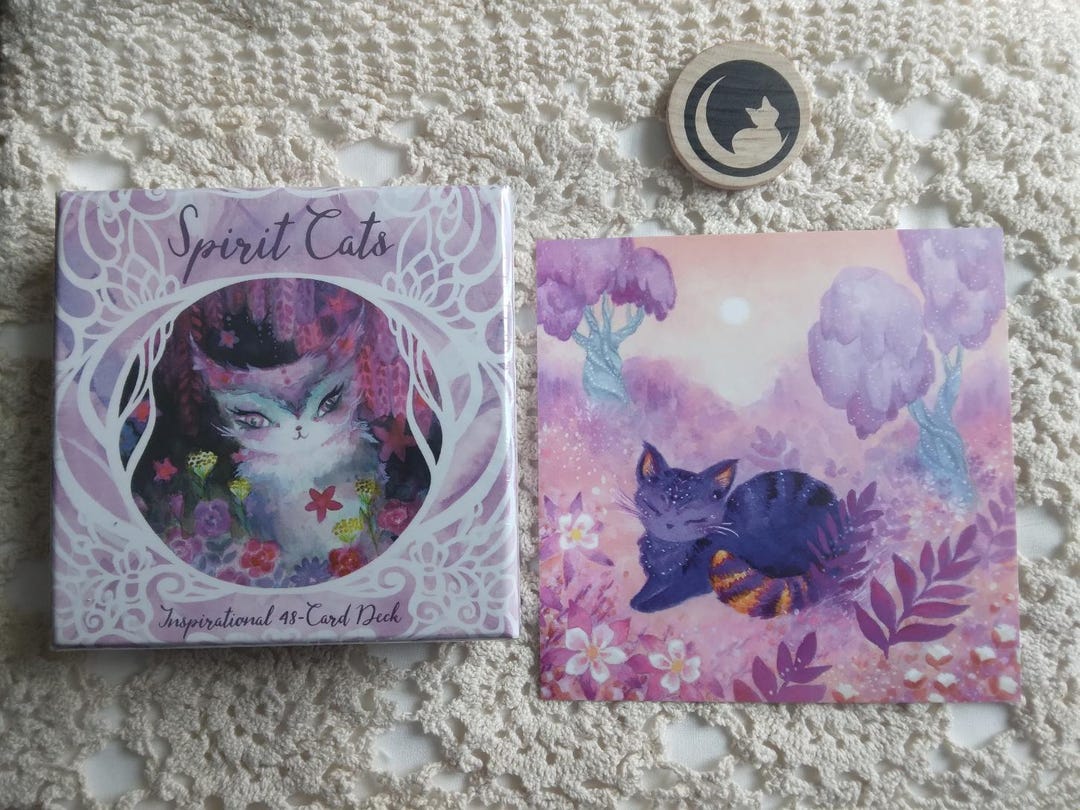 Spirit Cats Oracle Deck Set - Etsy