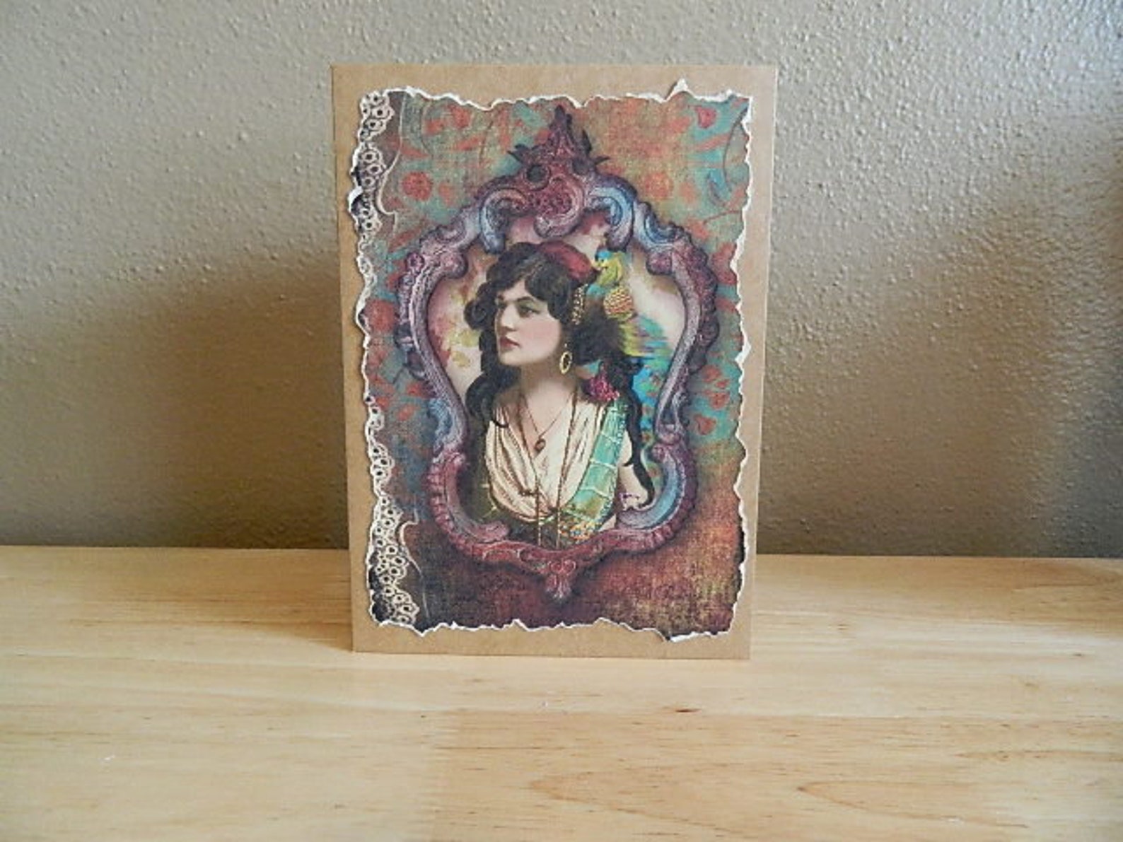 Vintage Gypsy Card | Etsy