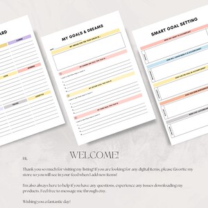 2025 Goal Planner, Daily Organizer, Productivity Journal, Goal Setting ...