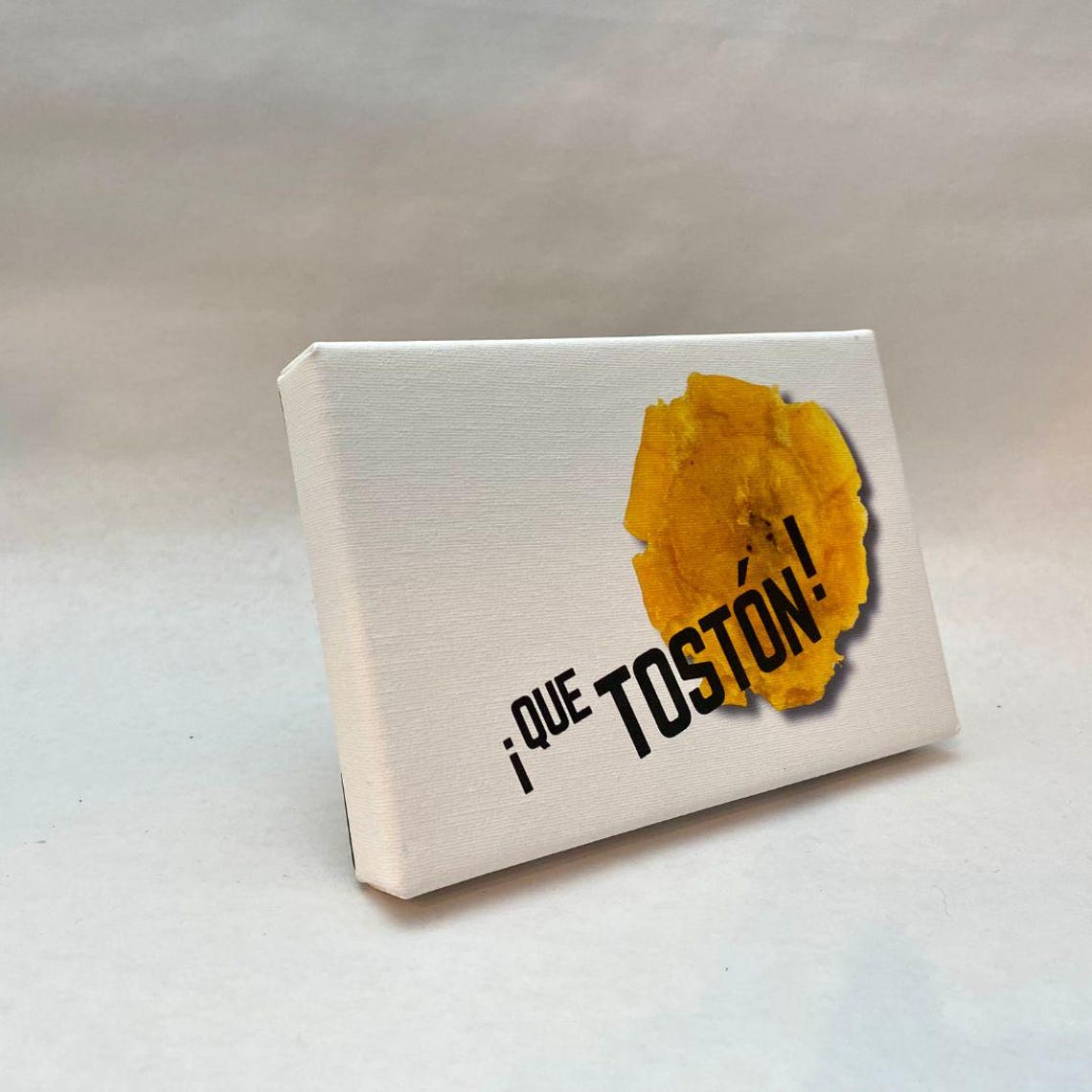 Que Tostón - Puerto Rico Vibes - Mini Canvas - Etsy