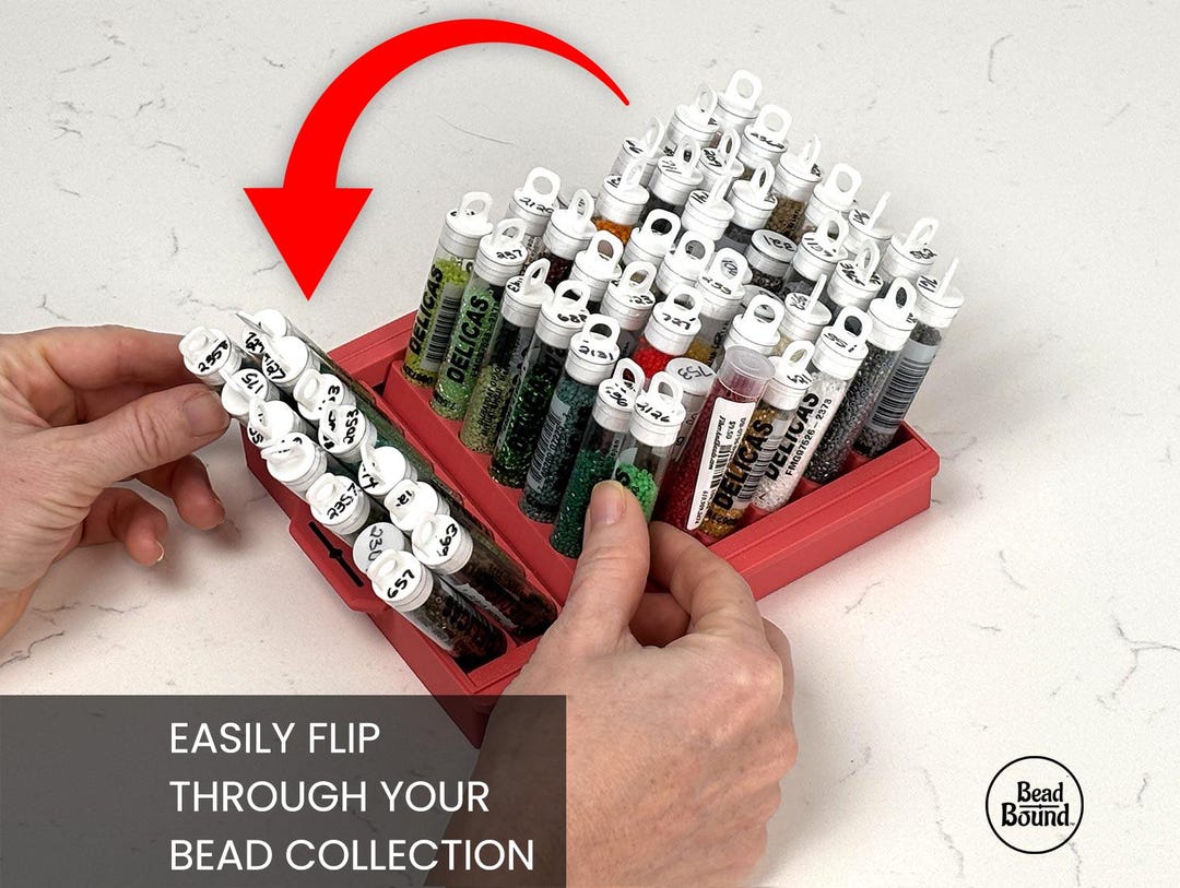 Bead Bound’s the Original Flipper – Bead Storage Organizer Solution ...