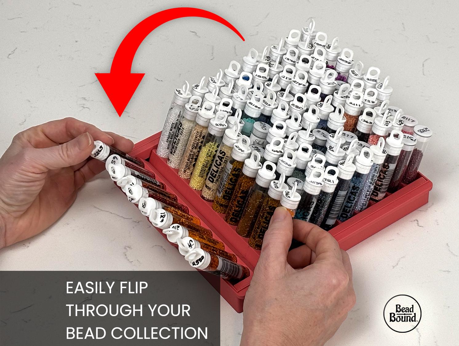 The Original Flipper Bead Storage Bead Organizer Container Solution ...