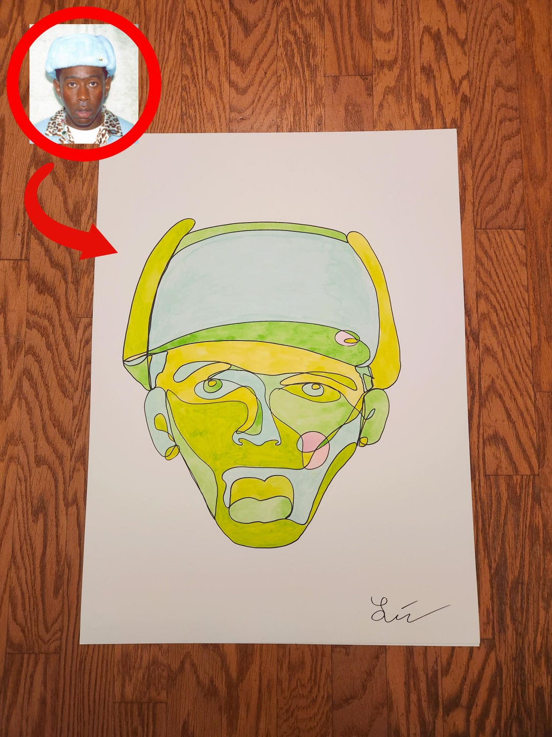 Tyler, the Creator. Painting [SMALL] - Etsy
