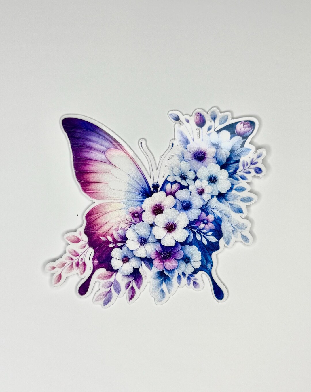 Floral Butterfly Stickers - Etsy