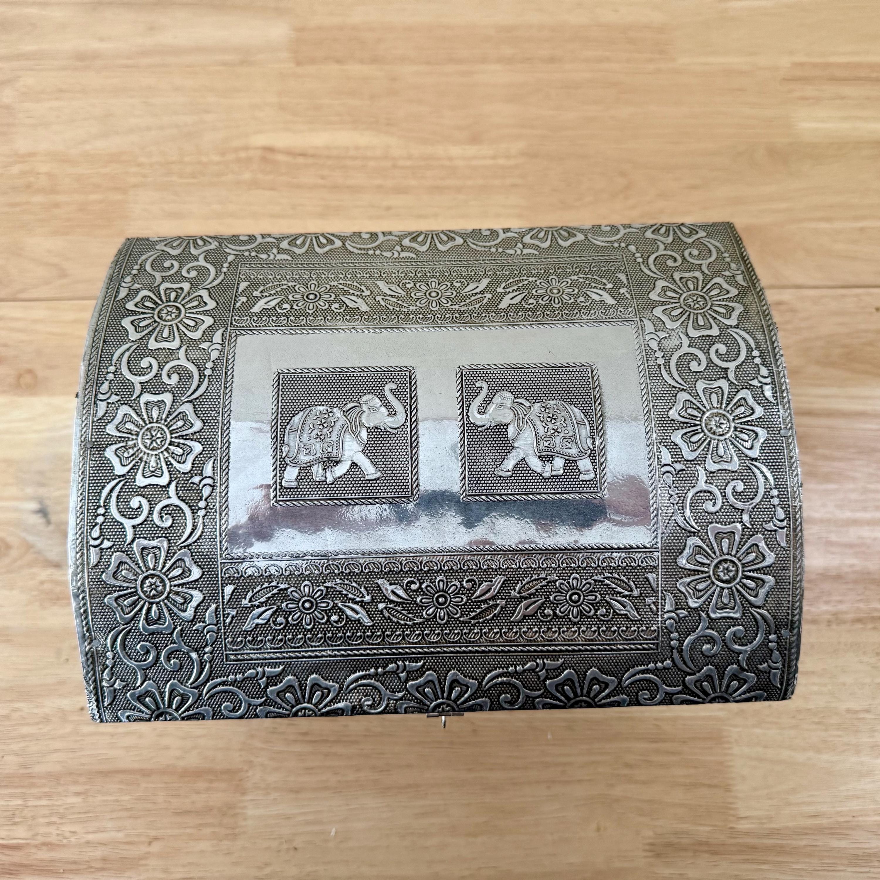 Handcrafted Aluminum Oduduwa Chest: Peacock Santeria Cofre - Etsy