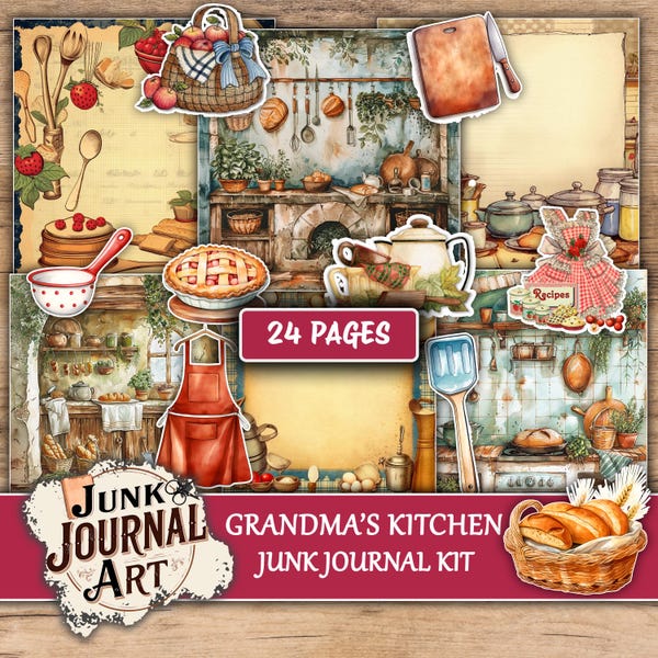 Cooking Junk Journal - Etsy