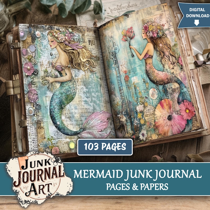 Mermaid Tail for Journal - Etsy UK