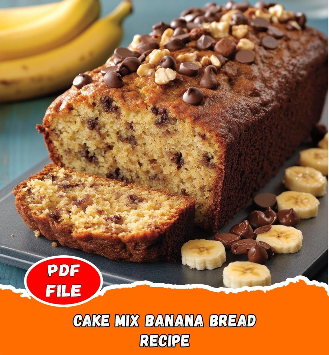BEST Cake Mix Banana Bread Recipe, Banana Bread Recipe, Banana Bread ...