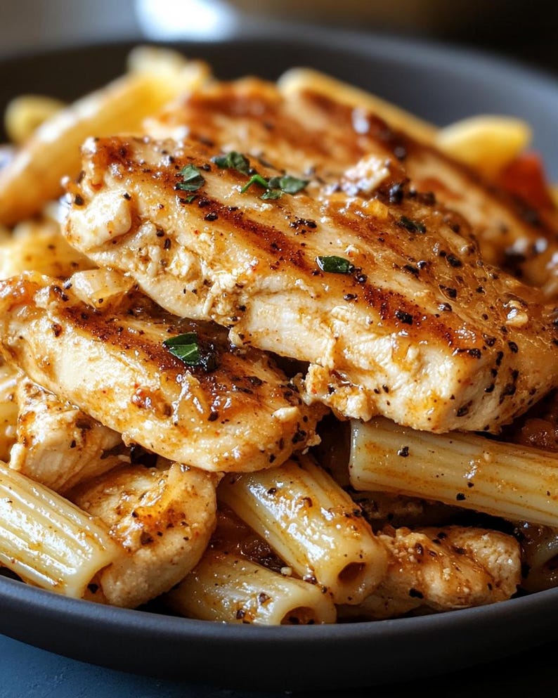 Best Honey Pepper Chicken Panini Pasta Recipe | Sweet & Spicy Chicken ...