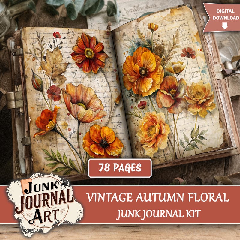 Junk Journal Kit - Etsy