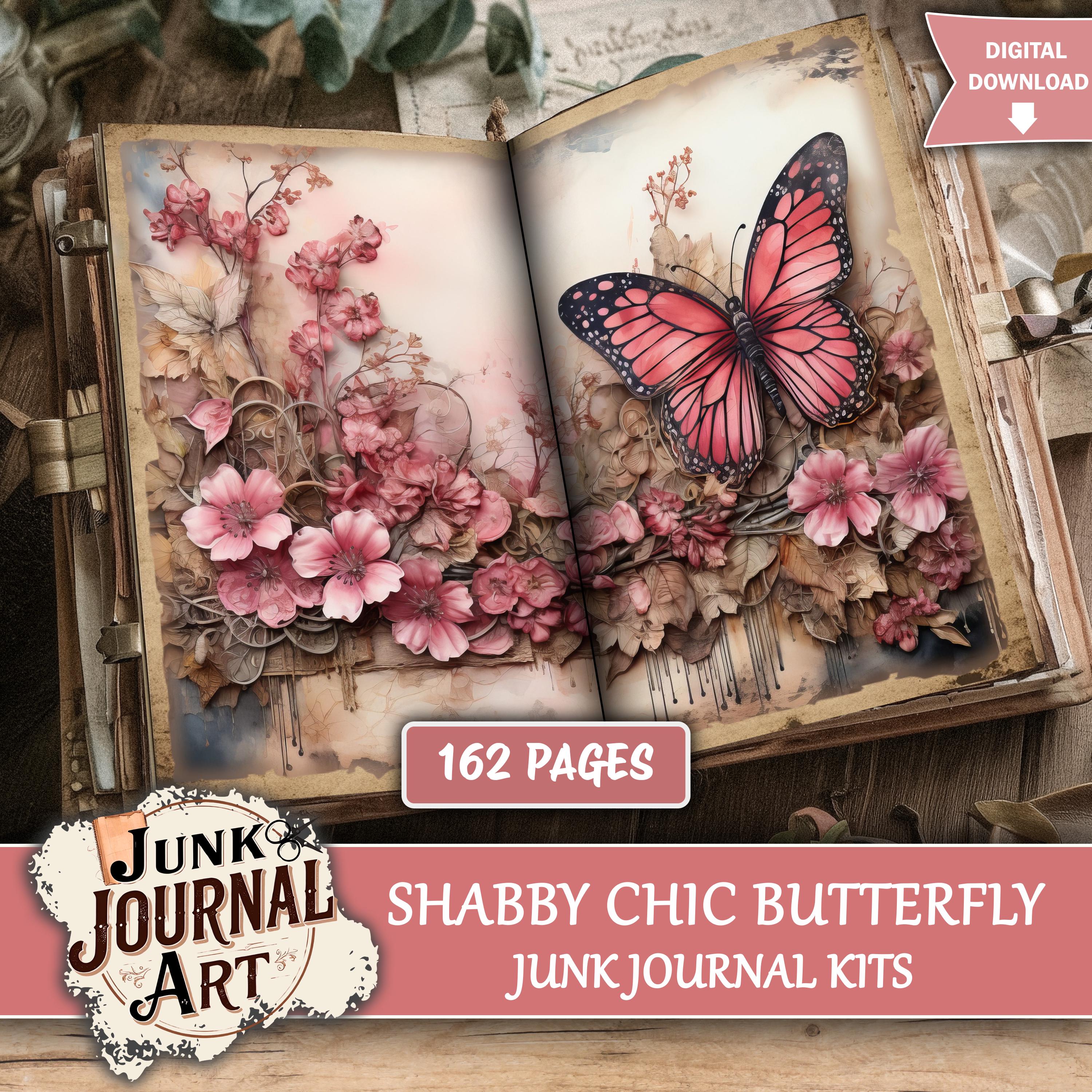 Butterfly Junk Journal Papers, Junk Journal Supplies, Junk Journal Kits ...