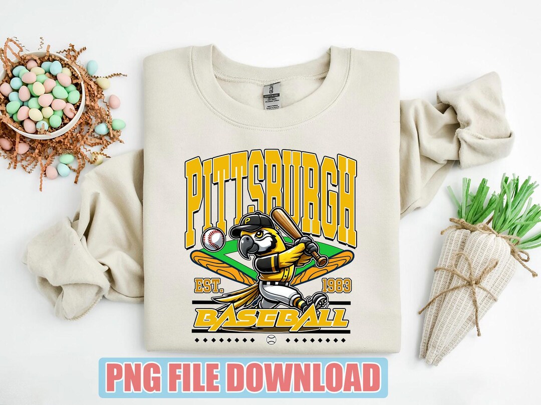 Retro Pittsburgh Baseball Team PNG | Vintage Sports Design | Distressed ...